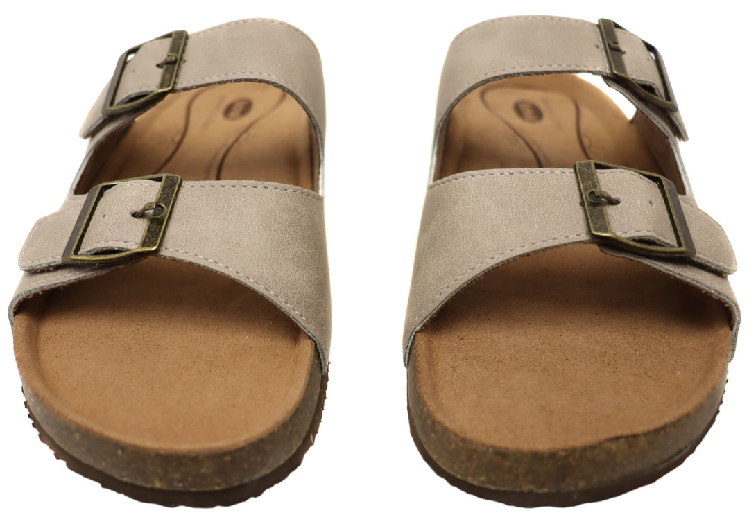Scholl Orthaheel Beth Womens Slides Sandals – Brand House Direct