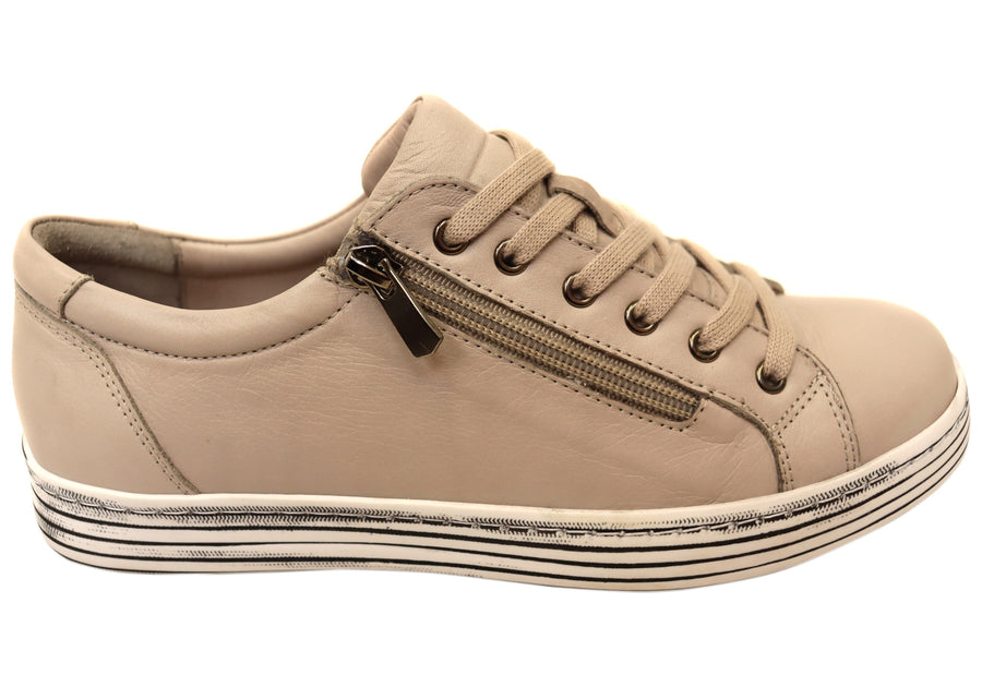 Cabello Comfort Unity Womens Leather Casual Shoes – Brand House Direct