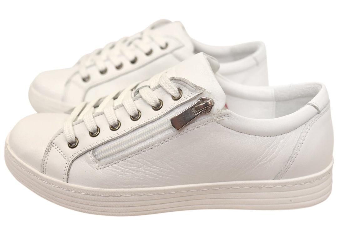 Cabello Comfort Unity Womens Leather Casual Shoes – Brand House Direct