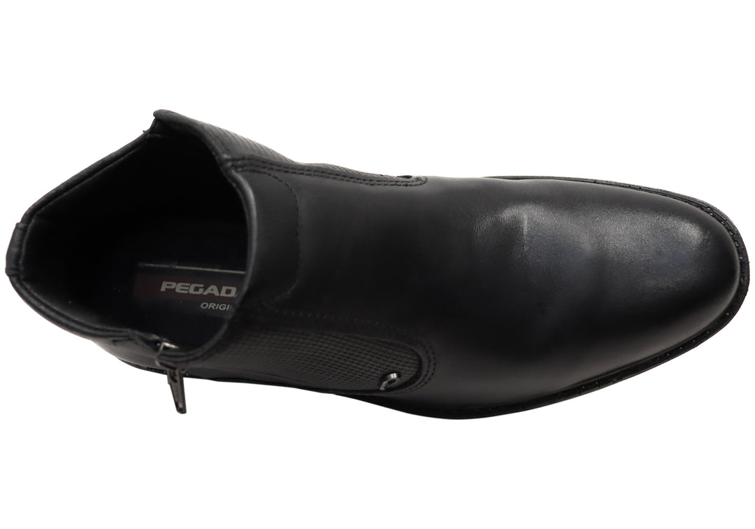 Pegada Xavier Mens Comfortable Leather Boots – Brand House Direct