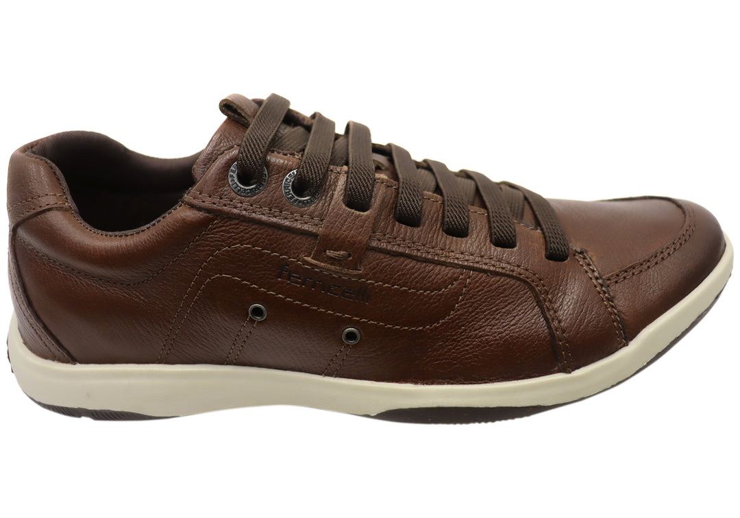 Ferricelli Cortes Mens Leather Casual Shoes – Brand House Direct