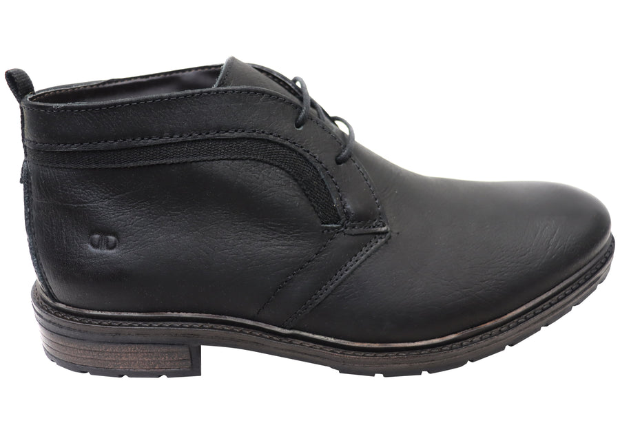 Democrata Jarrod Mens Brazilian Leather Boots – Brand House Direct