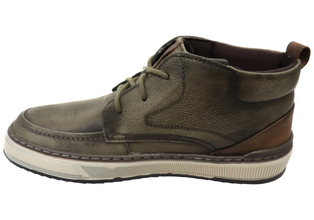 Democrata Zenith Mens Leather Lace Up Boots – Brand House Direct