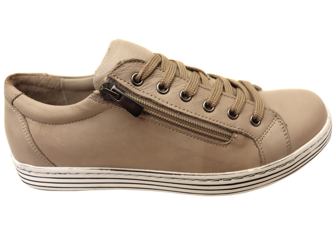 Cabello Comfort Unity Womens Leather Casual Shoes – Brand House Direct