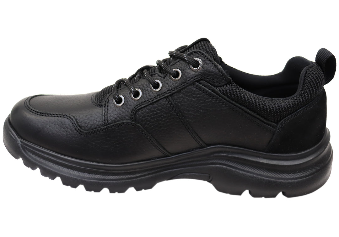 Hush Puppies Atlas Mens Extra Wide Width Leather Shoes – Brand House Direct