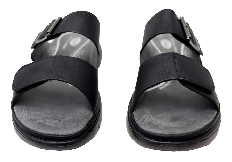 Scholl Orthaheel Rage Womens Slides Sandals – Brand House Direct