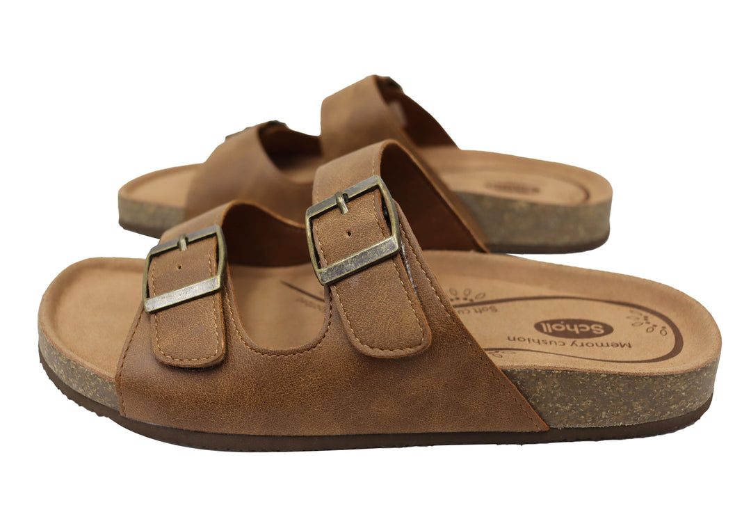 Scholl Orthaheel Beth Womens Slides Sandals – Brand House Direct