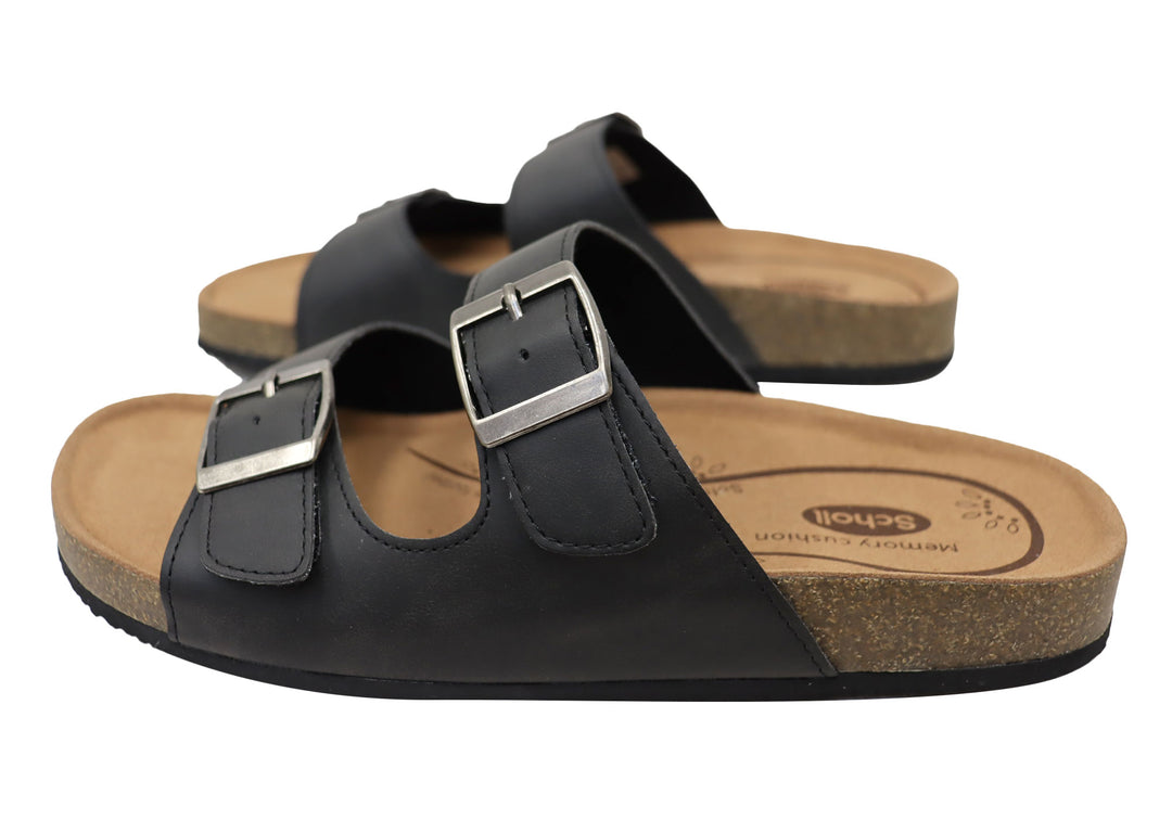 Scholl Orthaheel Beth Womens Slides Sandals – Brand House Direct