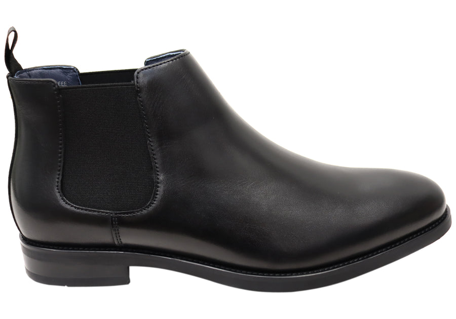 Florsheim Mens EEE Triple Wide Leather Ceduna Plain Toe Chelsea Boots ...