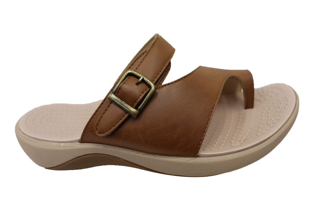 Homyped Womens Niche Toe Ring Comfort Thongs – Brand House Direct