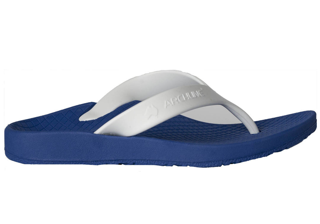 Archline Mens Comfortable Supportive Orthotic Flip Flops – Brand House ...