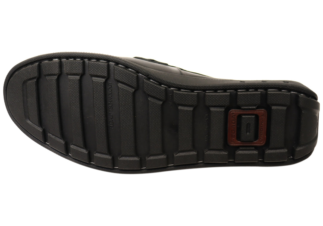 Pegada Casper Mens Leather Loafers Shoes – Brand House Direct