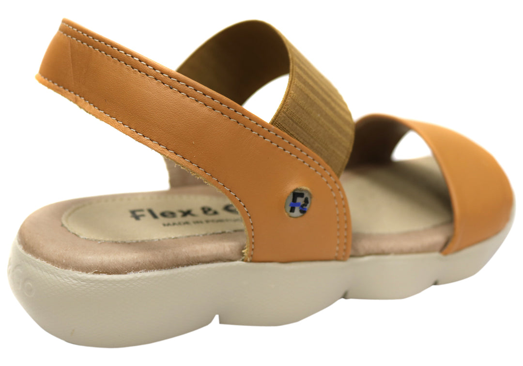 Flex & Go Lina Womens Leather Sandals – Brand House Direct