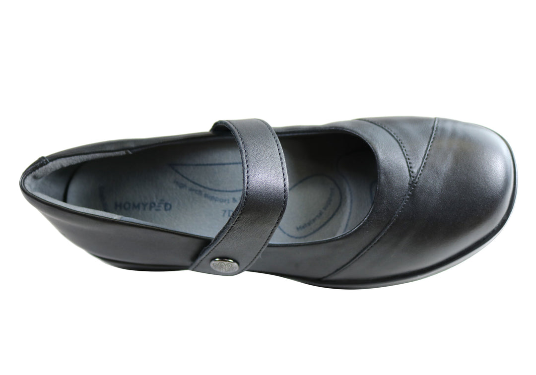 Homyped Sierra Womens Wide Fit Mary Jane Shoes – Brand House Direct