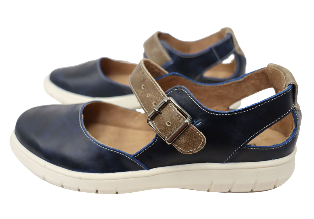 Balatore Paige Womens Mary Jane Leather Shoes – Brand House Direct