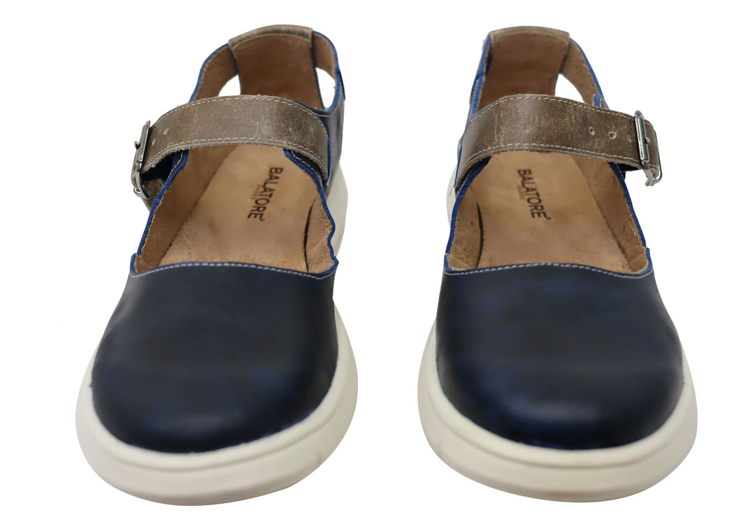 Balatore Paige Womens Mary Jane Leather Shoes – Brand House Direct