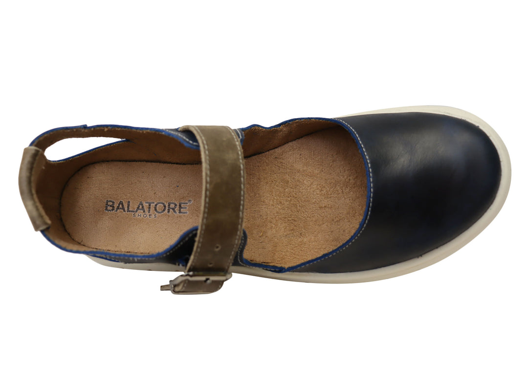 Balatore Paige Womens Mary Jane Leather Shoes – Brand House Direct