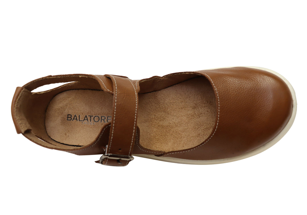 Balatore Paige Womens Mary Jane Leather Shoes – Brand House Direct