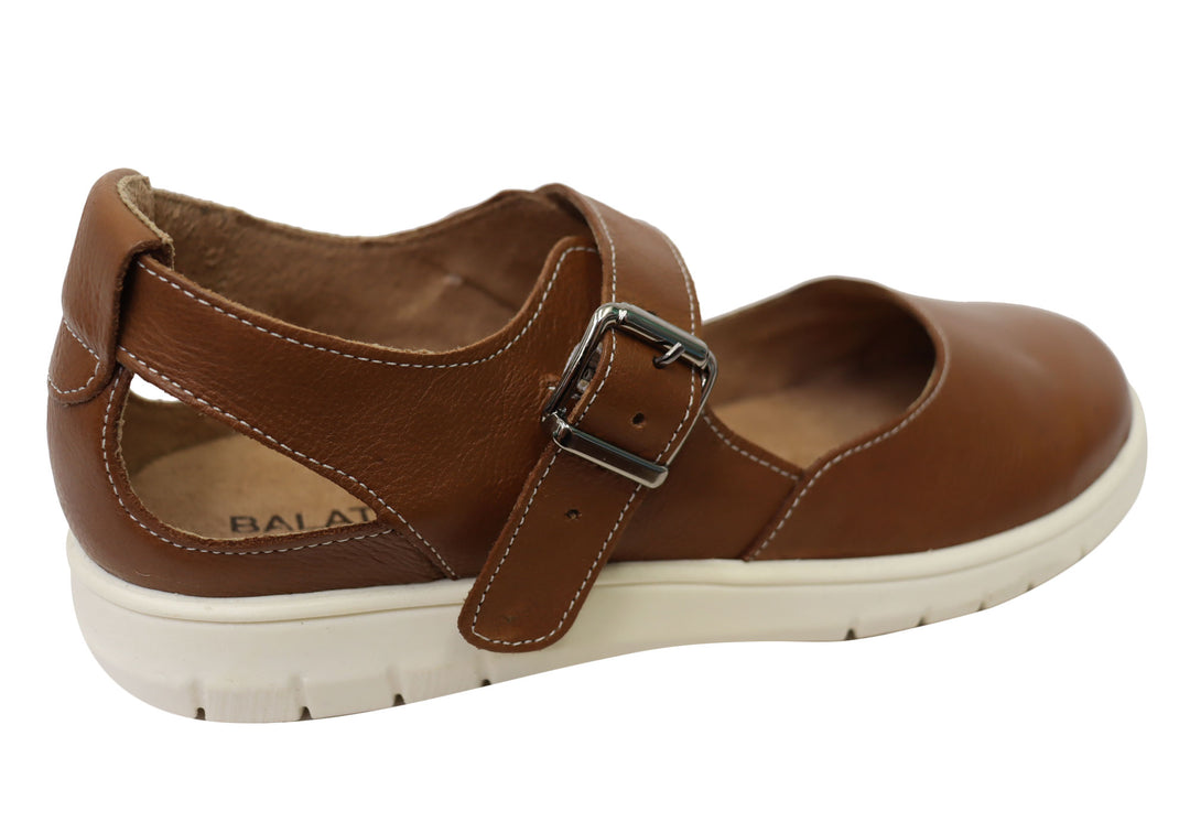 Balatore Paige Womens Mary Jane Leather Shoes – Brand House Direct