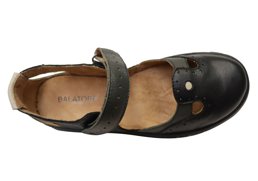 Balatore Mimosa Womens Mary Jane Leather Shoes – Brand House Direct