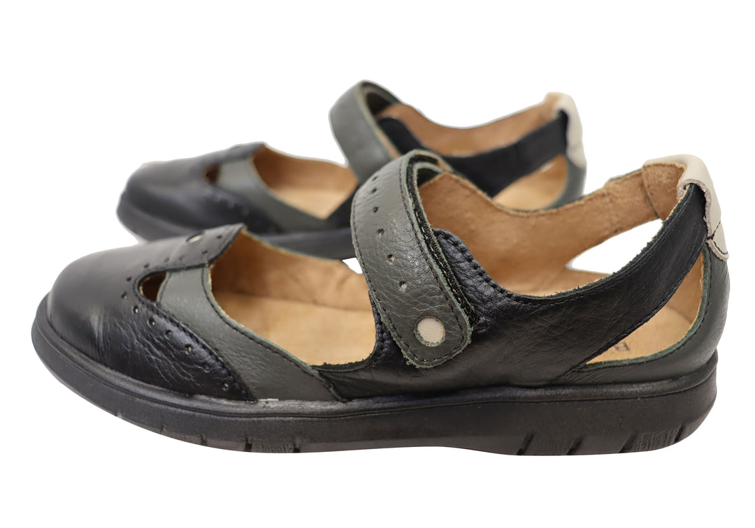 Balatore Mimosa Womens Mary Jane Leather Shoes – Brand House Direct