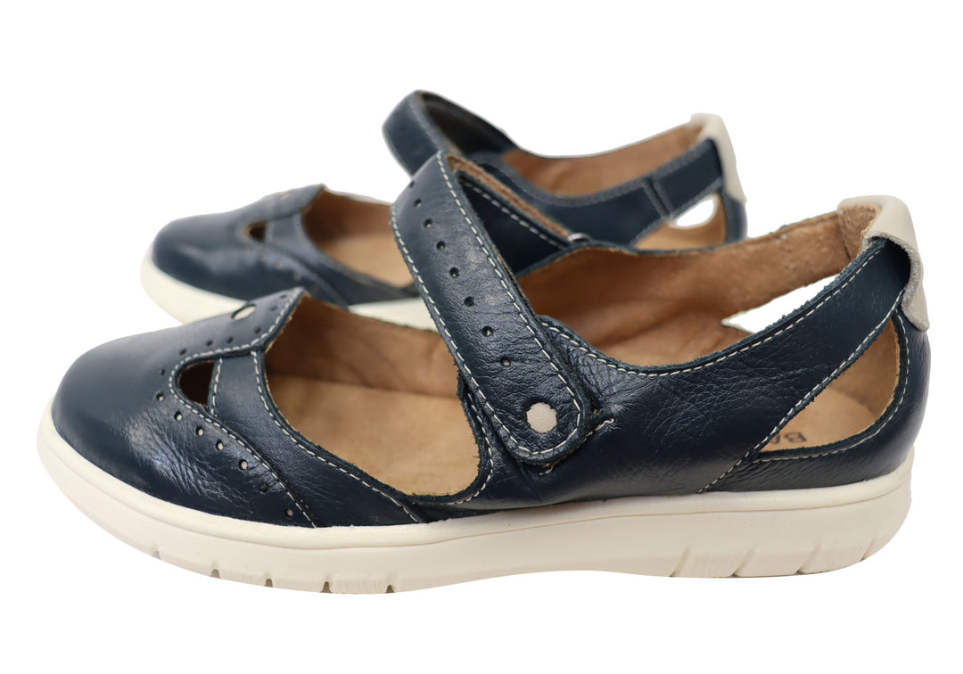 Balatore Mimosa Womens Mary Jane Leather Shoes – Brand House Direct