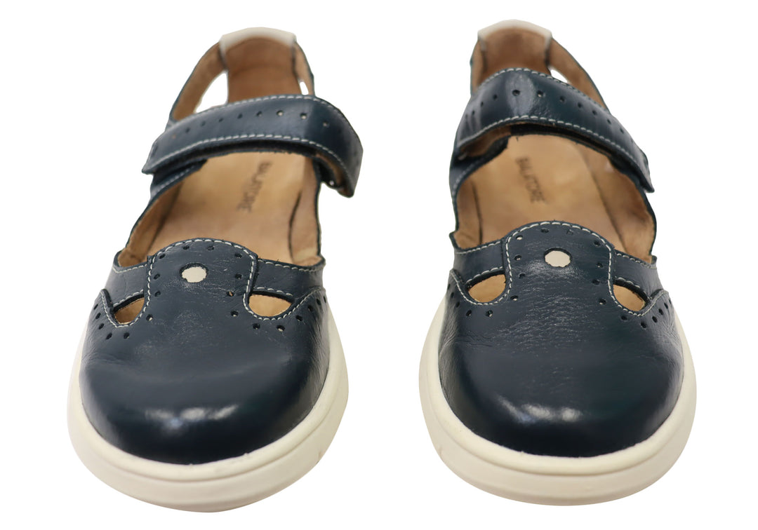 Balatore Mimosa Womens Mary Jane Leather Shoes – Brand House Direct