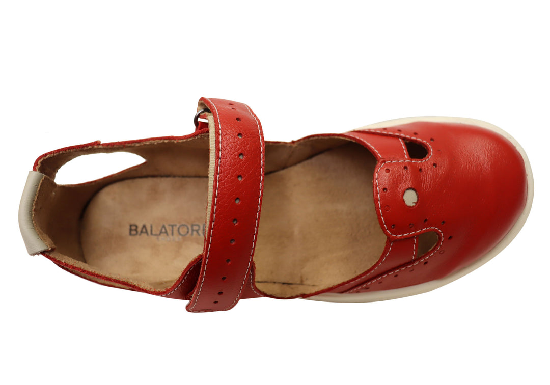 Balatore Mimosa Womens Mary Jane Leather Shoes – Brand House Direct