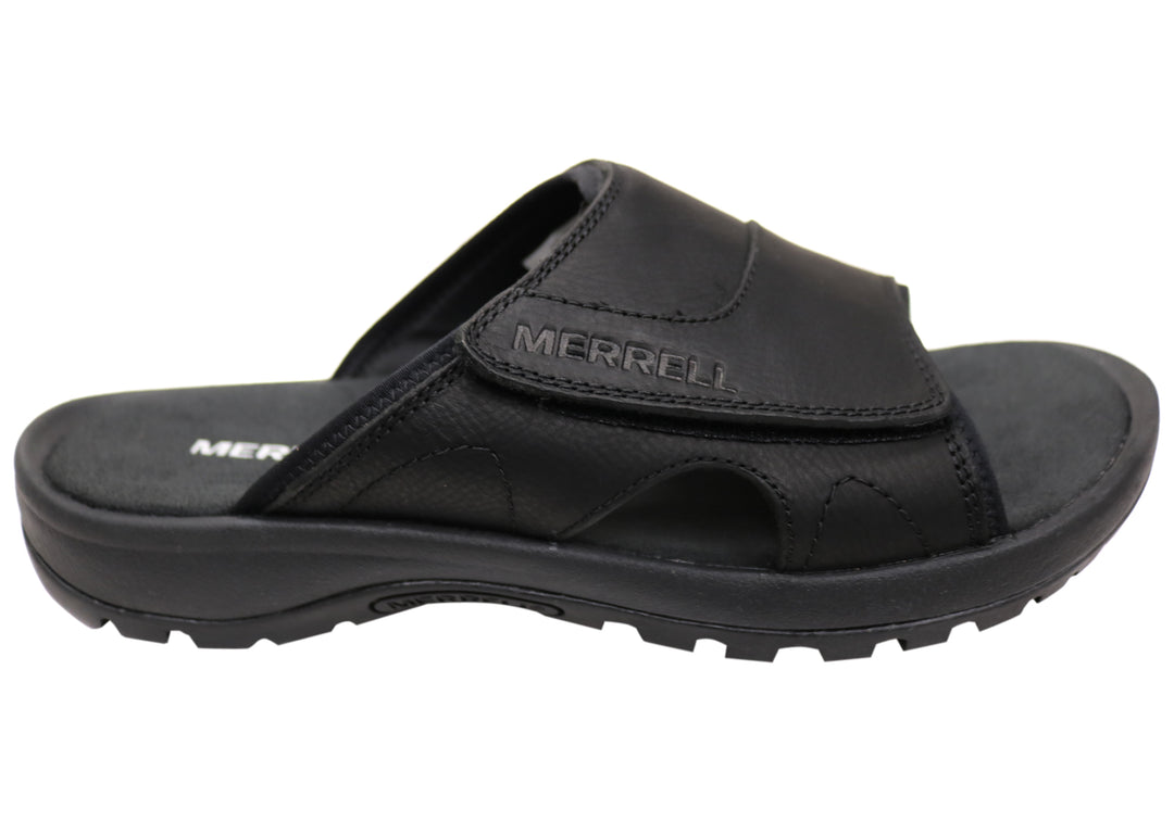 Merrell Mens Sandspur 2 Slide Leather Sandals – Brand House Direct