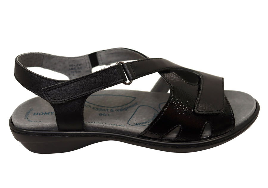 Homyped Analise Womens Supportive Comfort Orthotic Friendly Sandals ...