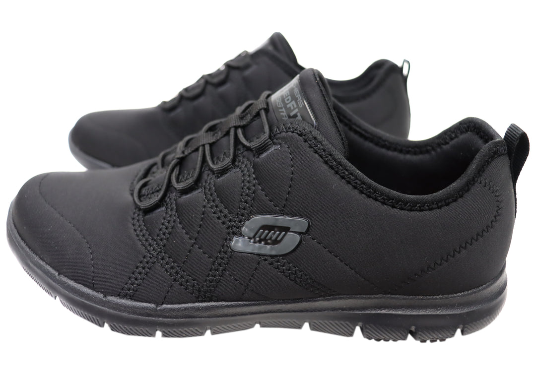 Skechers Womens Ghenter Srelt Slip Resistant Shoes – Brand House Direct