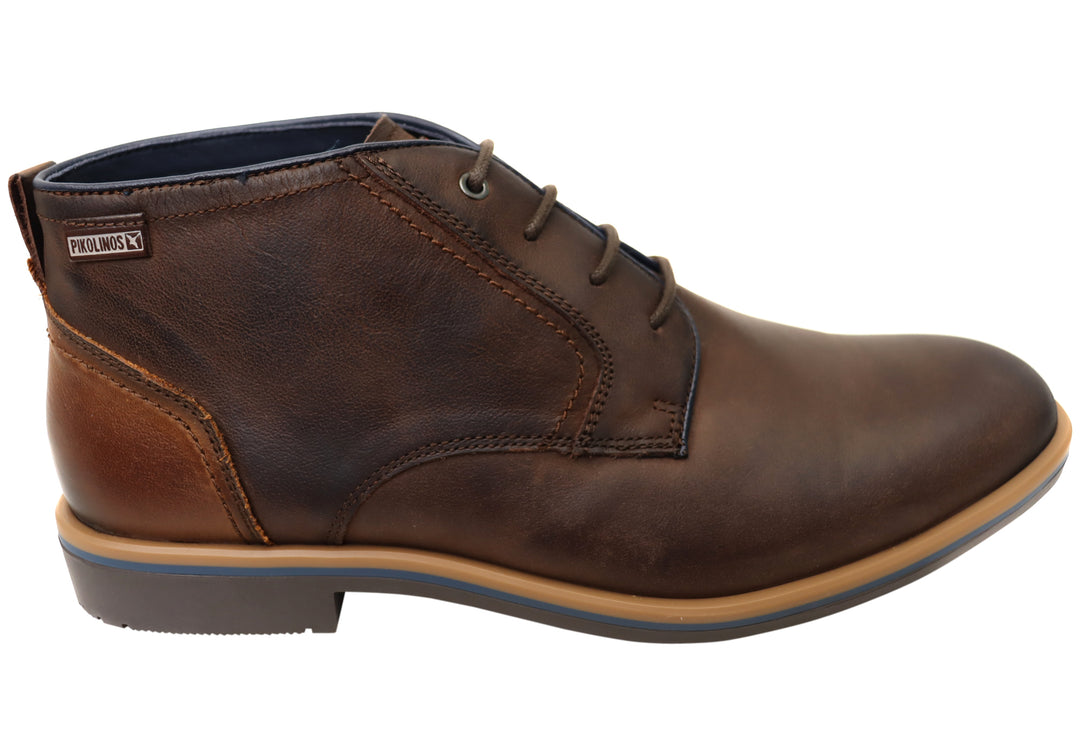 Pikolinos Mens Leon M4V-8081BFC1 Leather Boots – Brand House Direct