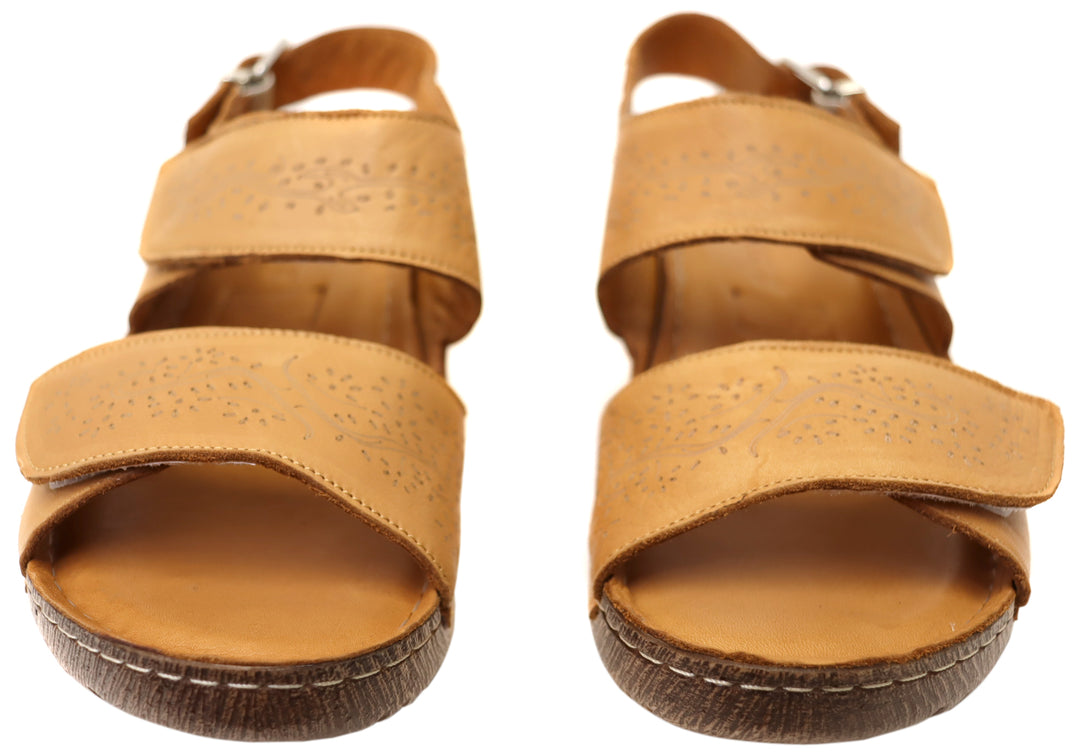 Orizonte Myorka Womens Leather Sandals – Brand House Direct