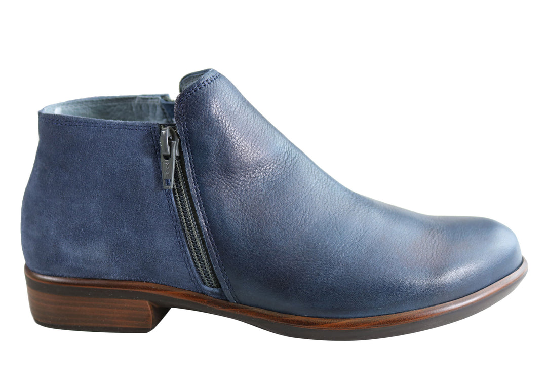 Naot Helm Womens Leather Cushioned Ankle Boots – Brand House Direct