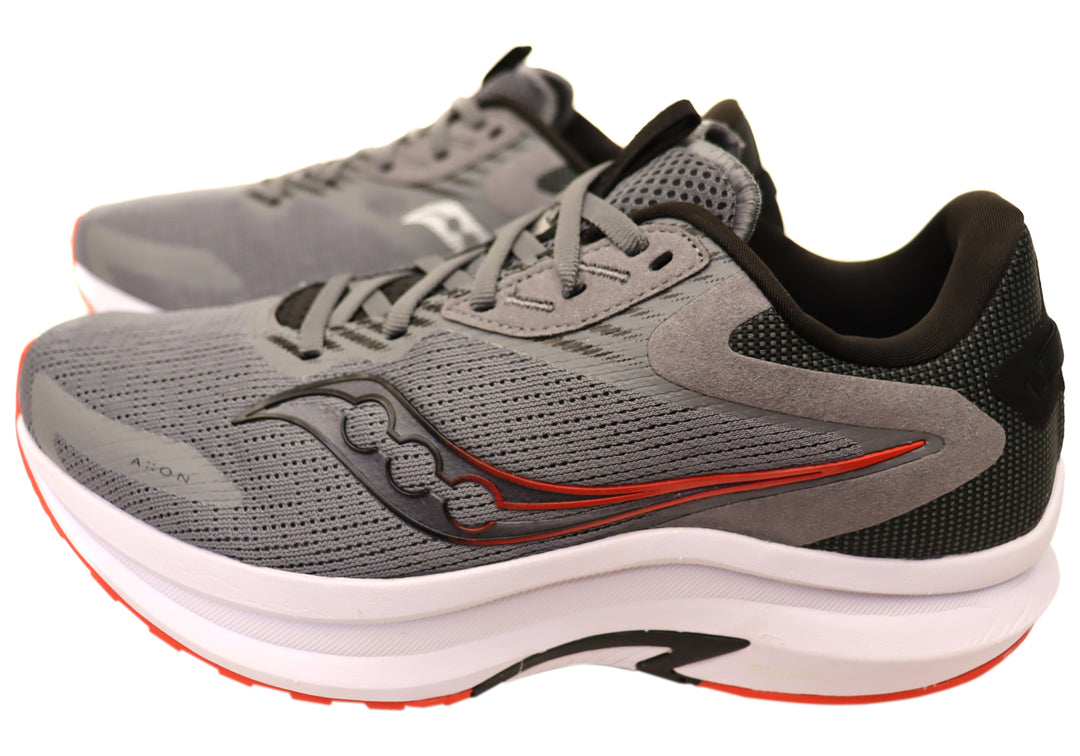 Saucony Mens Axon 2 Cushioned Athletic Shoes – Brand House Direct