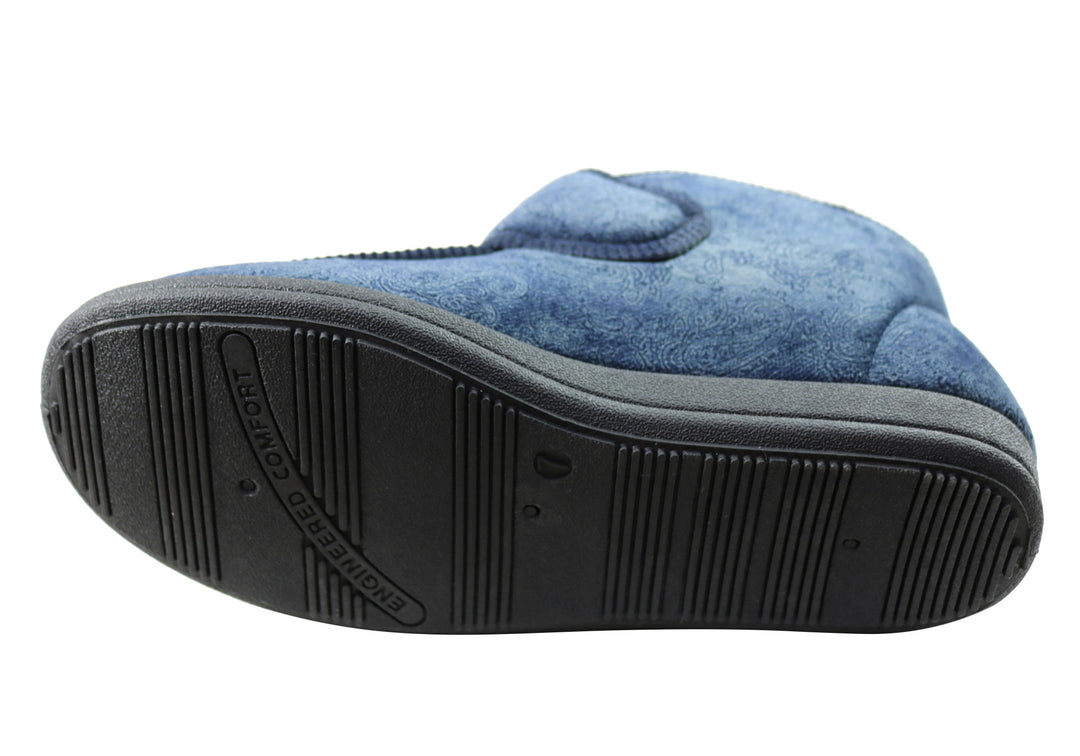 Homyped Mens Archie Extra Extra Wide Slippers – Brand House Direct
