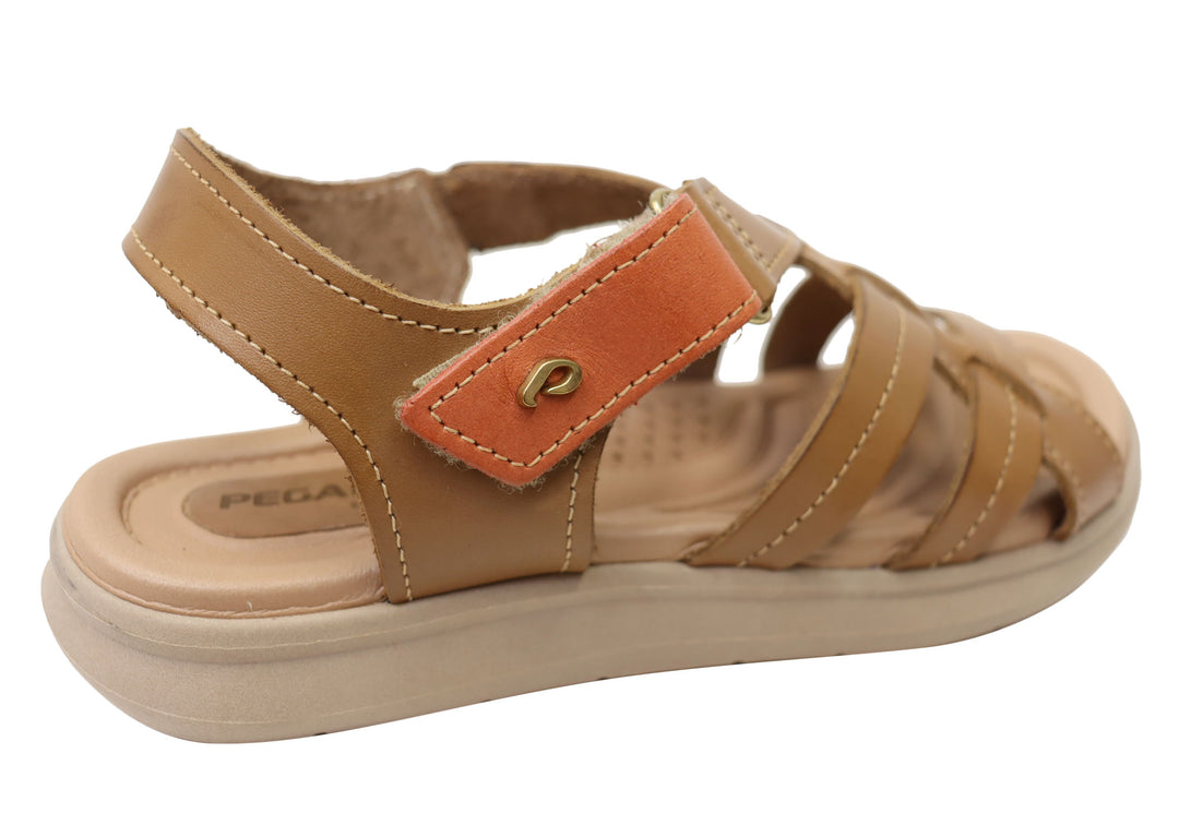 Pegada Gayle Womens Comfortable Leather Sandals – Brand House Direct